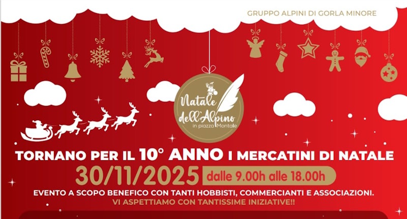 Natale dell’Alpino a Gorla Minore: i Mercatini di Natale festeggiano i ...